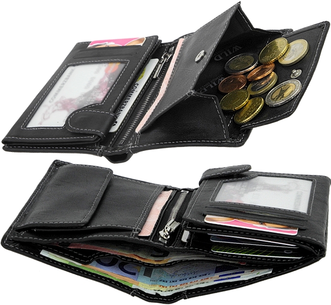 Leather Wallet Wallet Wallet Bag Street Wallet Wild Money Bag | eBay